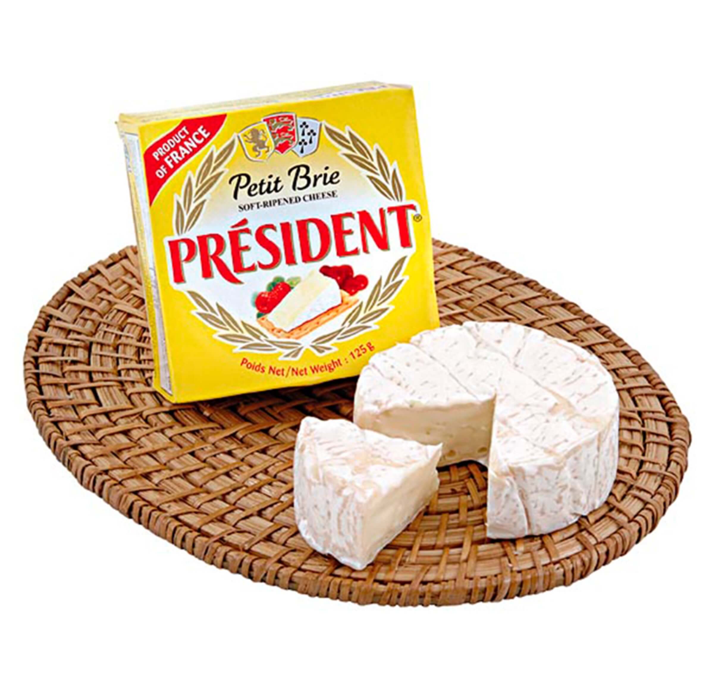 Queijo Petit Brie President 125g - The Bakers